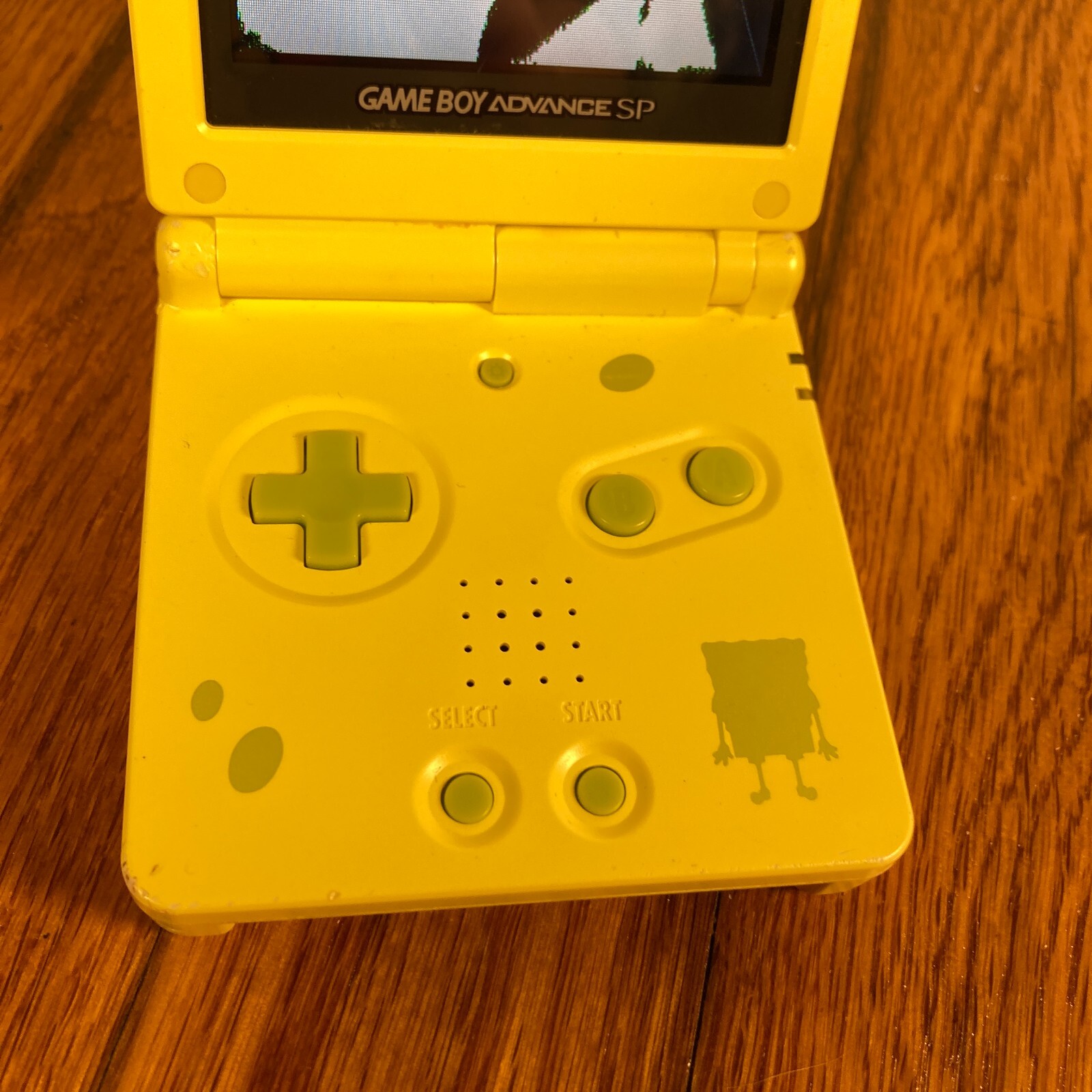 Nintendo Game Boy Advance GBA SP SpongeBob Handheld Console AGS-101 Bad ...