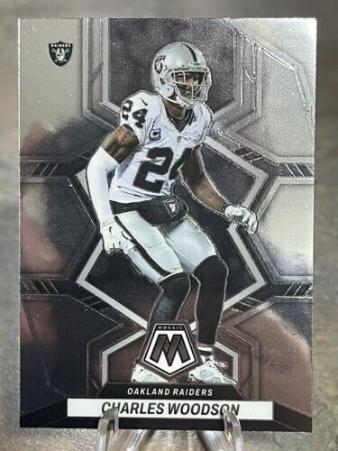 2022 Panini Mosaic #120 CHARLES WOODSON HOF Las Vegas Raiders | eBay