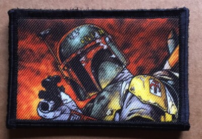 Boba F Morale Patch Tactical Military Army USA Star wars | eBay