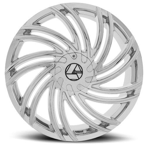 22" Azara AZA-514 Chrome Wheel 22x8.5 5x112 5x4.5 38mm Rim | eBay