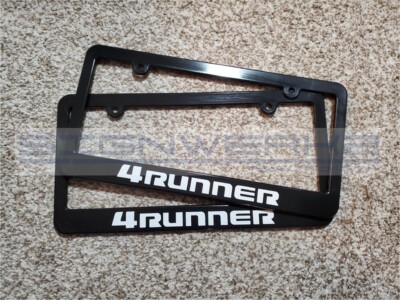 Toyota 4 runner License Plate Frame New - Pair | eBay