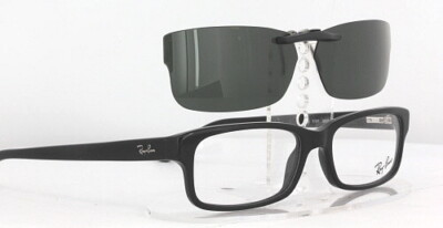 Custom Fit Polarized CLIP-ON Sunglasses For Ray-Ban 5187 50x16 RB5187 ...