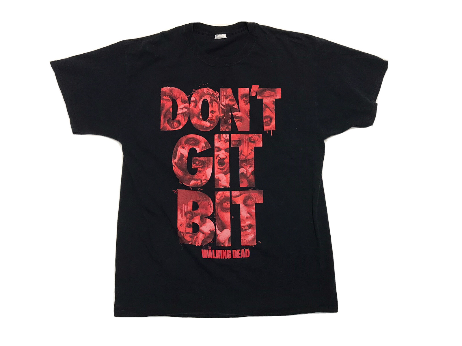 The Walking Dead - Don't Git Bit - Black Cotton T-Shi… - Gem