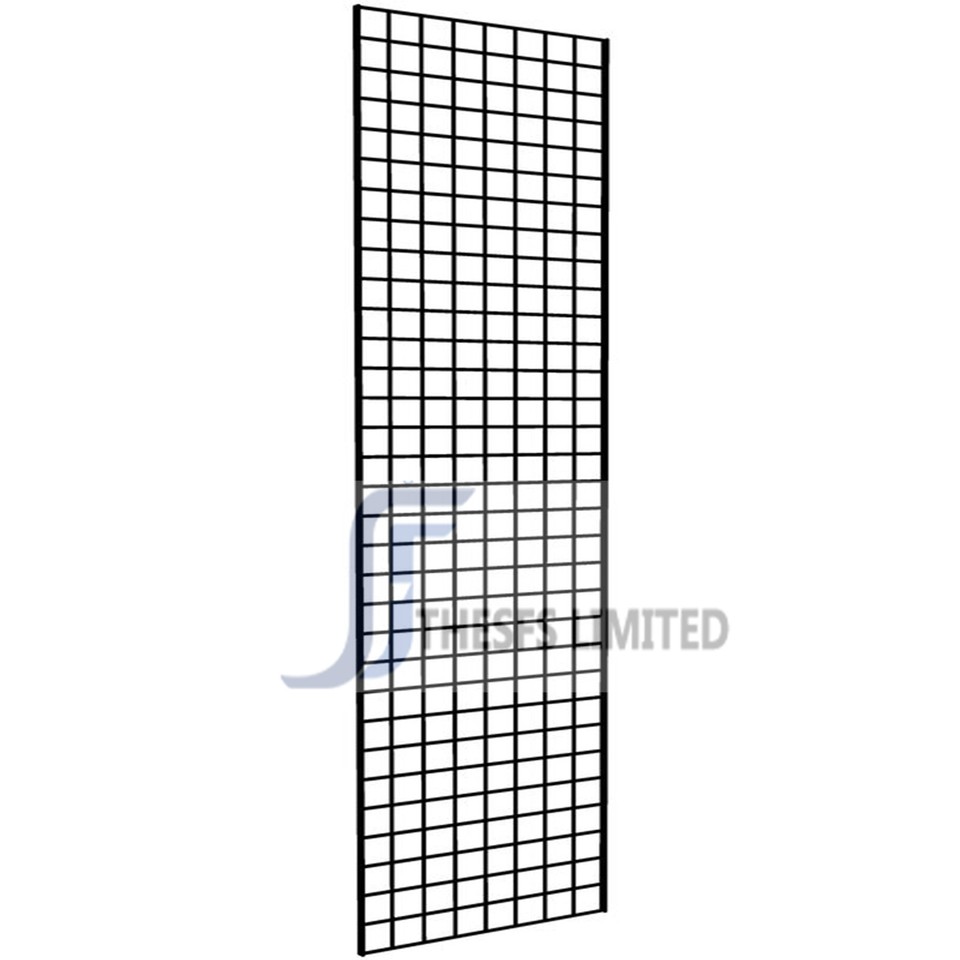 Black Grid Mesh Panel Premium Retail Shop Display Panel Accessory Wall ...