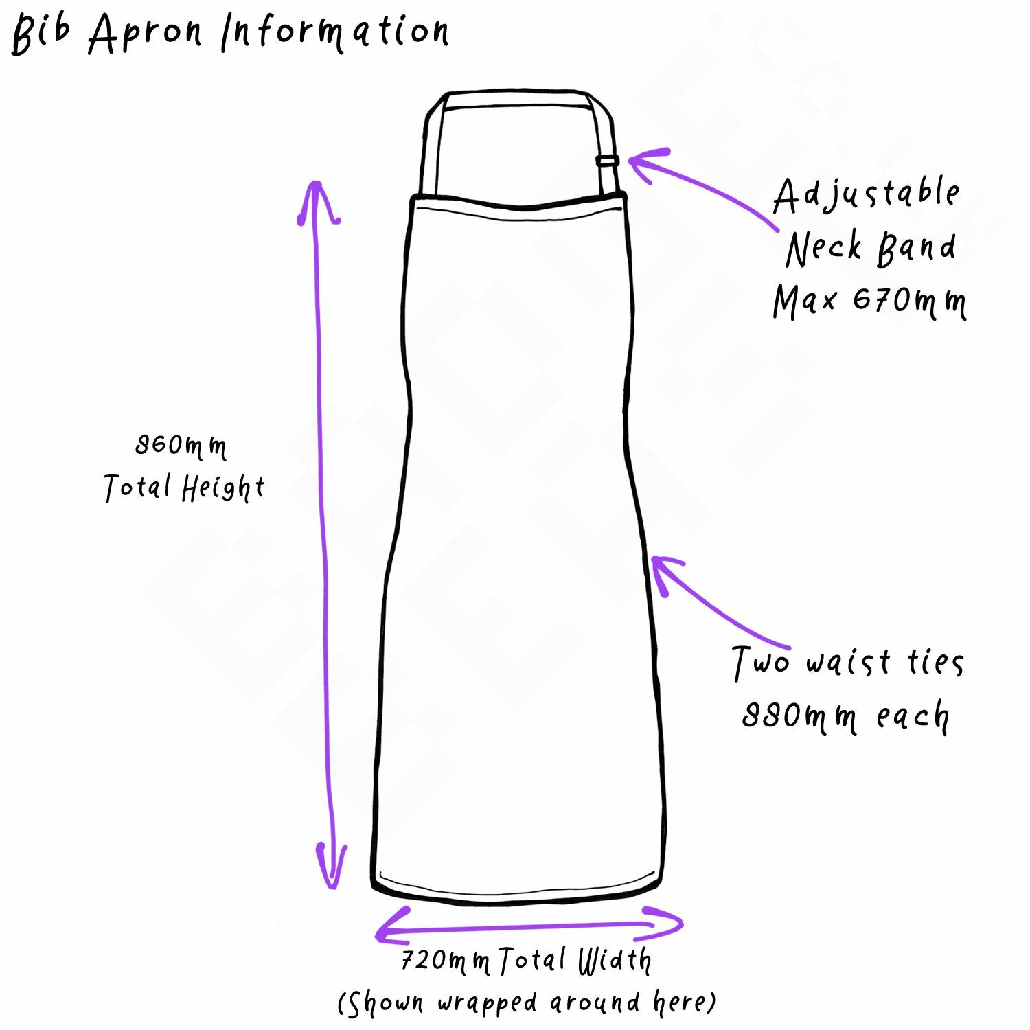 I Love Moobs - Quality Cooks Bib Apron Choose Colour | eBay