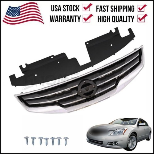 Front Bumper Grille Chrome for 2010 2011 2012 Nissan Altima Sedan ...