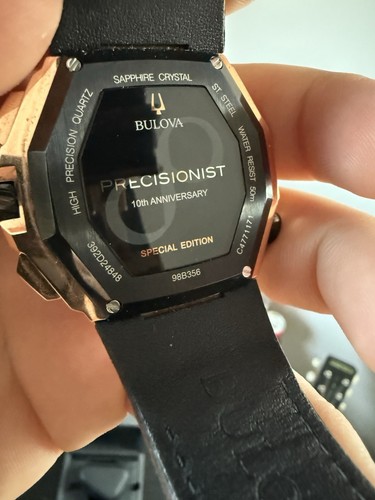 Bulova Brown Mens Chronograph Watch Precisionist X Special Edition ...