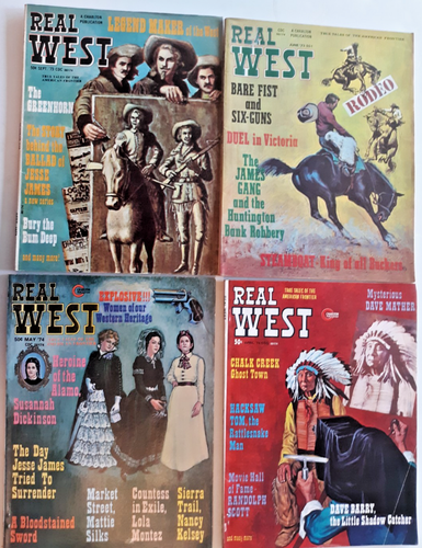 10 Real West Magazine 1973-1975 true story westerns | eBay