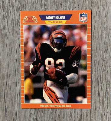 1989 NFL Pro Set Football | Rodney Holman ERROR | #60 | Cincinnati ...