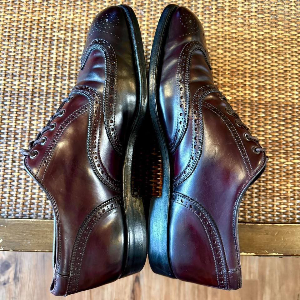 Alden Brooks Brothers A764 Men SHELL CORDOVAN Wing Tip Dress Shoe ...