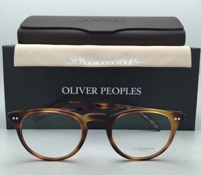 New OLIVER PEOPLES Eyeglasses RILEY R DM OV 5004 1007 45-20 Dark