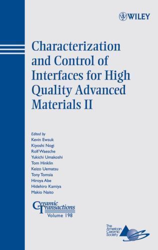 Ceramic Transactions Ser.: Characterization and Control of Interfaces ...