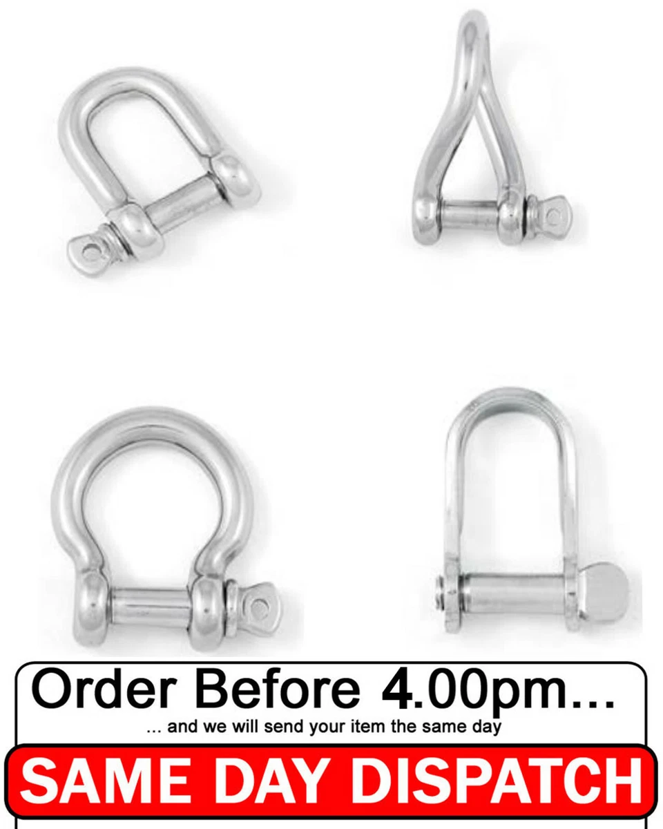 Shackles Sizes