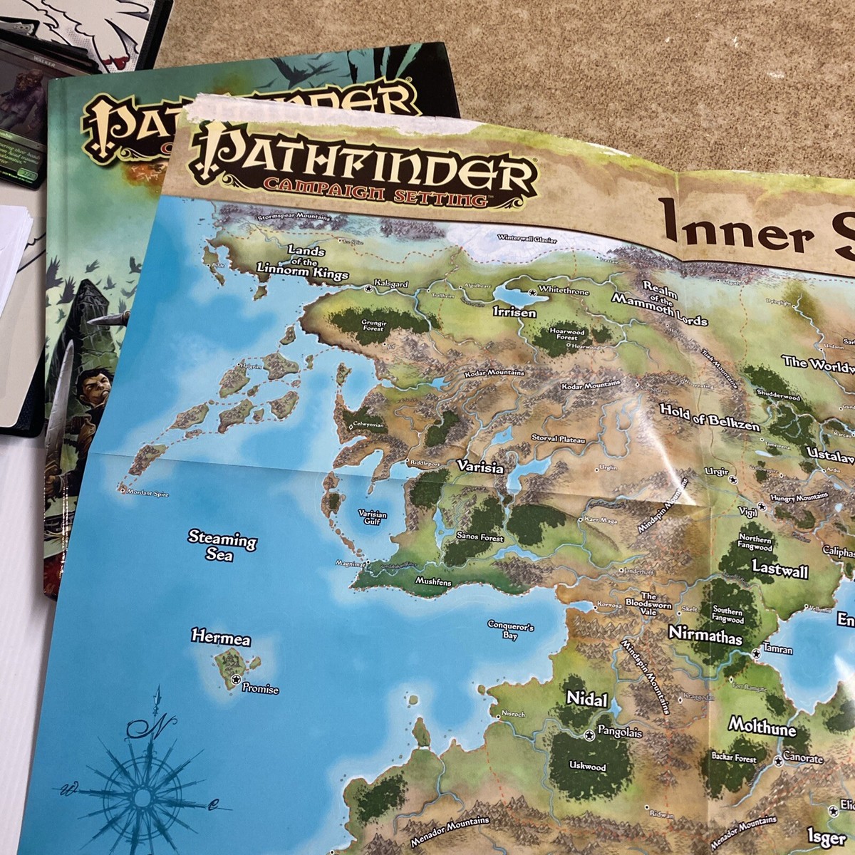 Pathfinder Society World Map Pathfinder Society Year 5 Deluxe