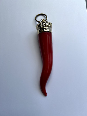 Red Chili Pepper Italian Good Luck (Corno Rosso Porta Fortuna) 13.5cm ...