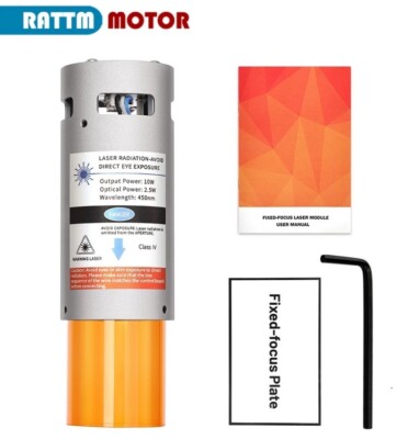 10W/20W Laser Module 12V Laser Head 3 Pin TTL&PWM For 3018 Pro/3020 ...