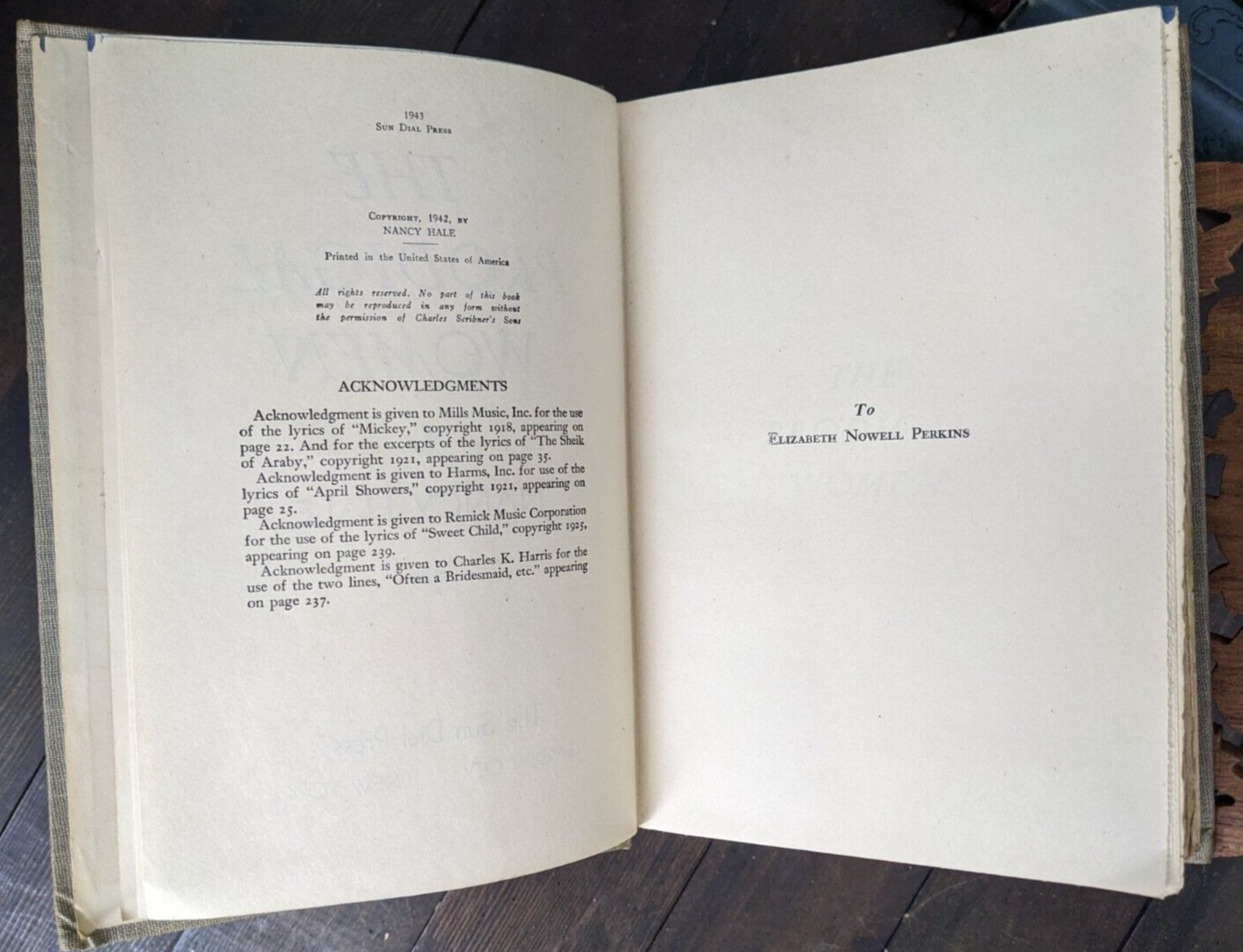 The Prodigal Women By Nancy Hale Hard Back Vintage 1942 Vintage Risque ...