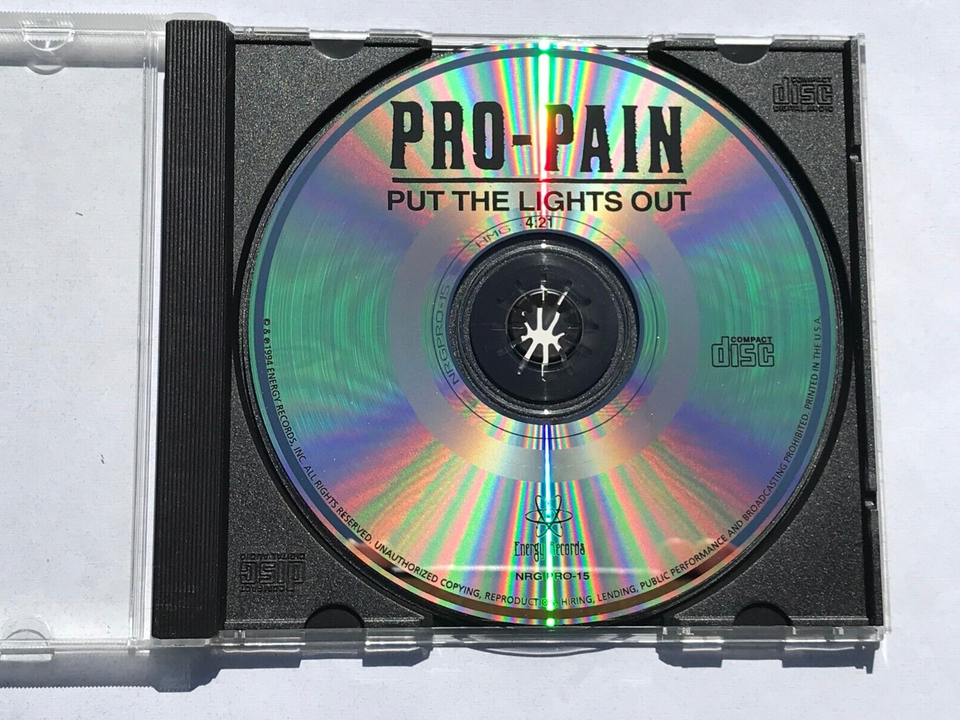 Pro-Pain ‎– Put The Lights Out (CD Single Promo) ☆*RARE*☆ Featuring Ice ...