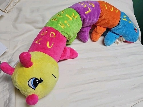 Dan Dee Caterpillar Plush 28” Rainbow Color Singing Musical ABC's ...