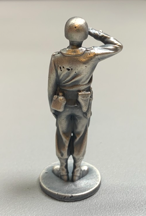 Limited Edition Saluting Soldier 999 Fine Silver Figure - Maximum ...