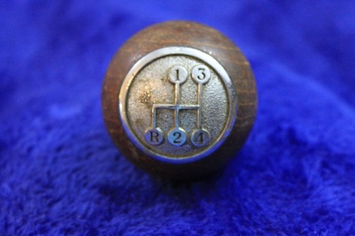 Wood Wooden 4 Speed Gear Shift Knob Handle Accessory Necker Knob Manual ...