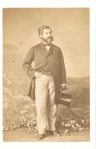 Photo CDV Pierre Armand GRIMPREL Banquier BERARD-GRIMPREL 1862 Levitsky ...