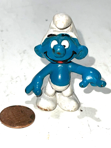 Smurfs Smurf Pointing Vtg Figure PVC Figurine | eBay