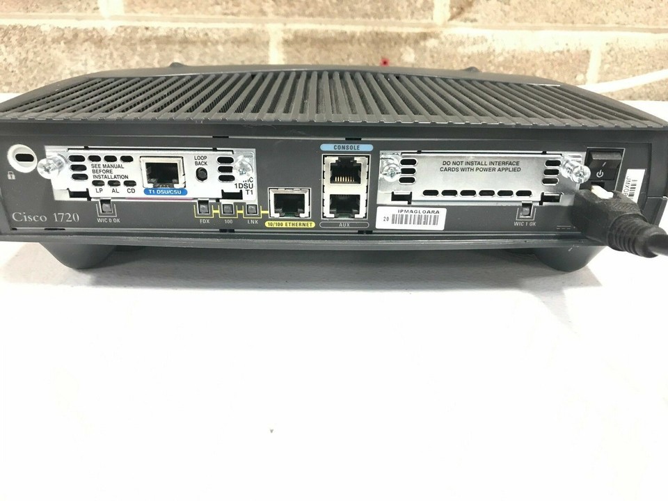 Cisco 1720 1-Port 10/100 Wired Router.90 days warranty Real . | eBay
