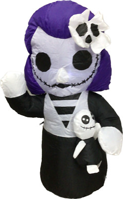 3ft Gemmy Airblown Inflatable Prototype Halloween Car Buddy Spooky Doll ...