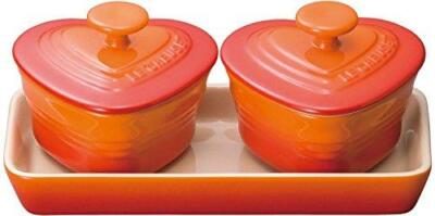 [ Genuine ] Le Creuset Ramkan Damour Set Orange from Japan 0776 | eBay