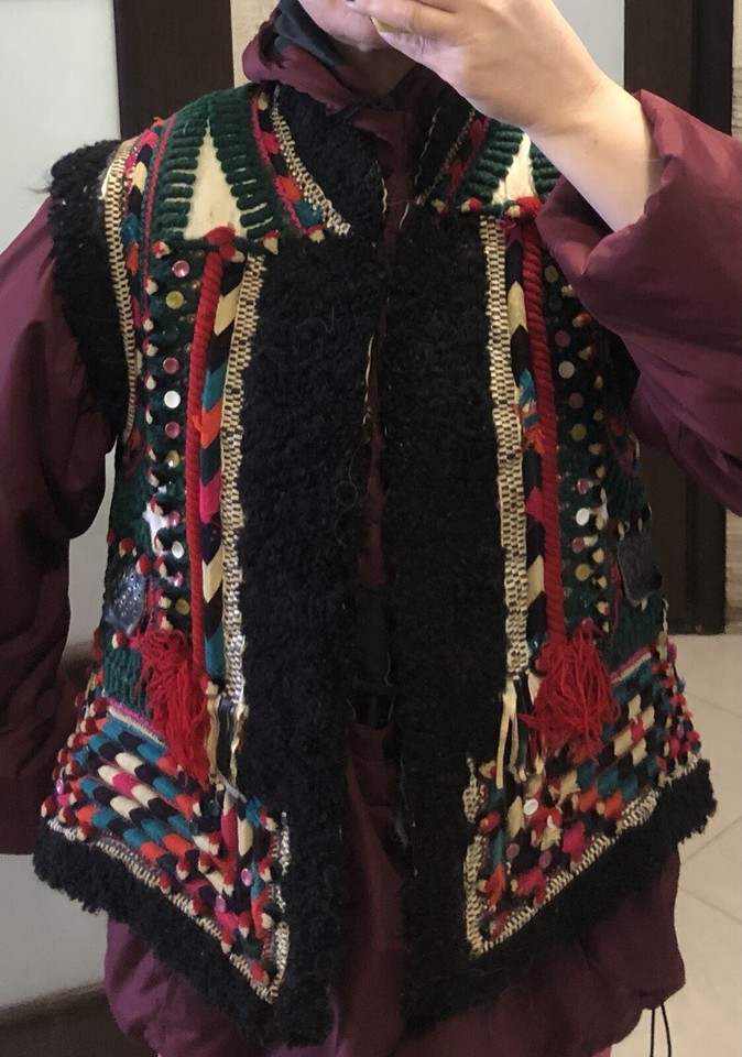 Rare Ukrainian national vintage Leather vest M - L Hutsul Ukraine | eBay
