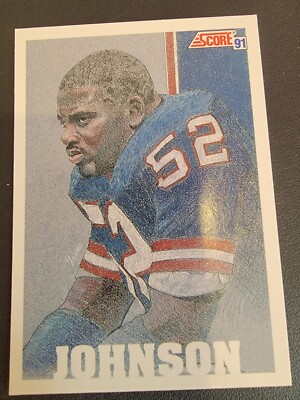 1991 Score Football Card #635 Pepper Johnson MVP EX/NM | eBay