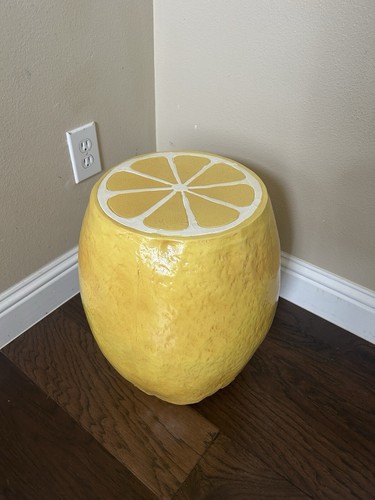 RARE! Viral TikTok Lemon Fruit Stool Side Table | eBay