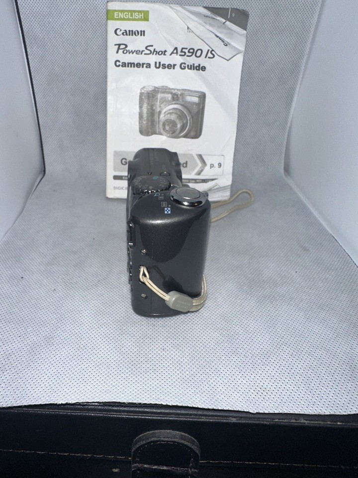 CANON PowerShot A590 IS 8.0mp Gray DIGITAL Camera 4X Optical Zoom ...