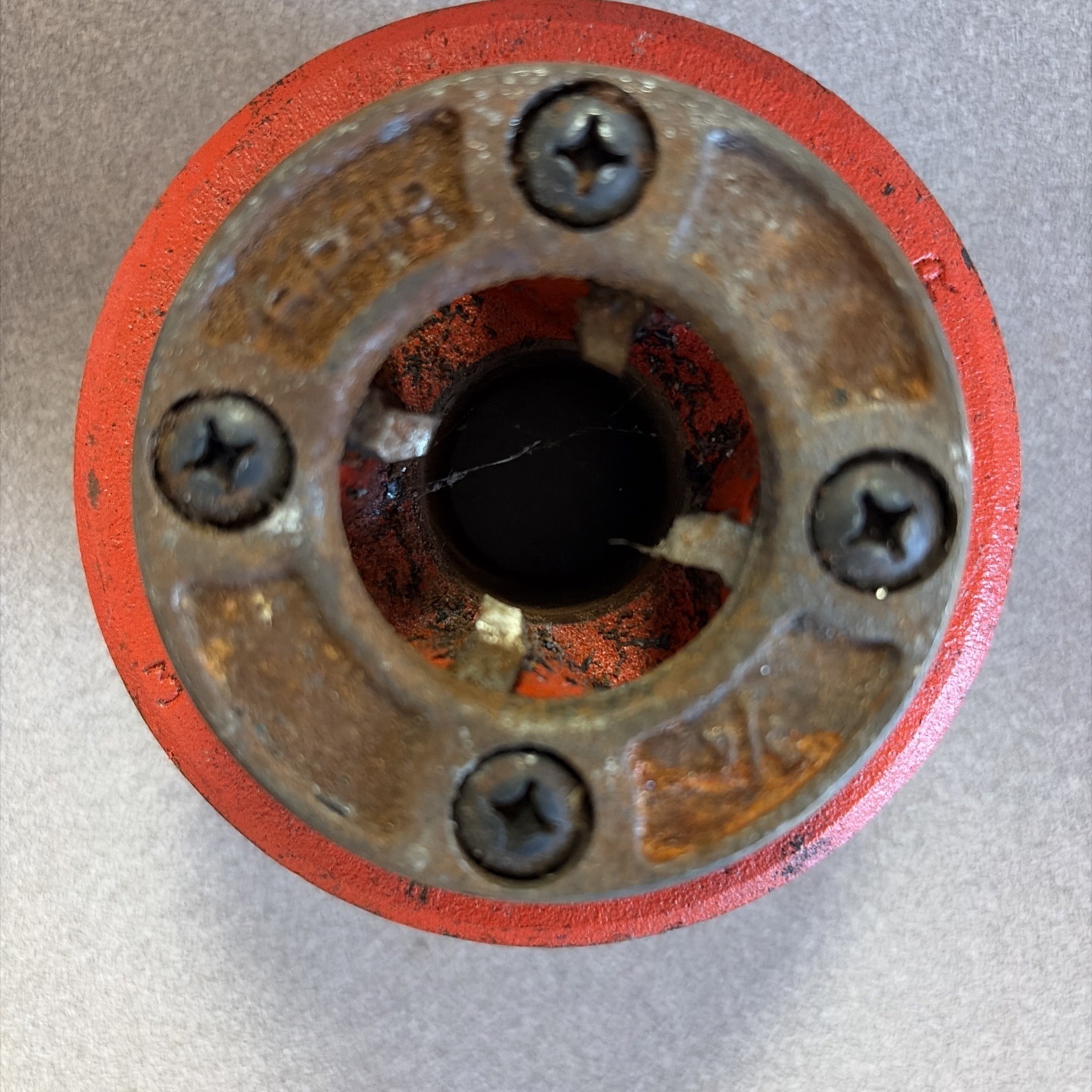 Ridgid 12-R 3/4" NPT 37395 Ratchet Pipe Threader Die Head Used | eBay