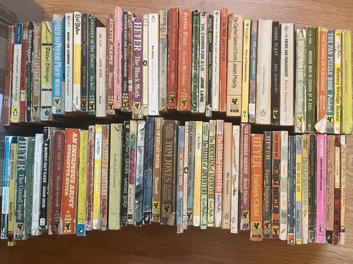 80 VINTAGE PAPERBACK BOOKS -JOB LOT *INSTANT LIBRARY* READING RESALE ...