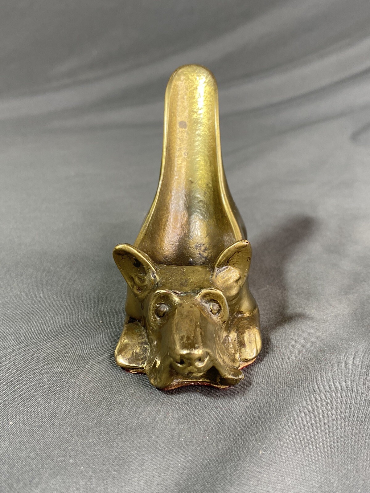 Vintage Brass Scottie Dog Pipe Rest Smoking Tobacco Pipe holder | eBay