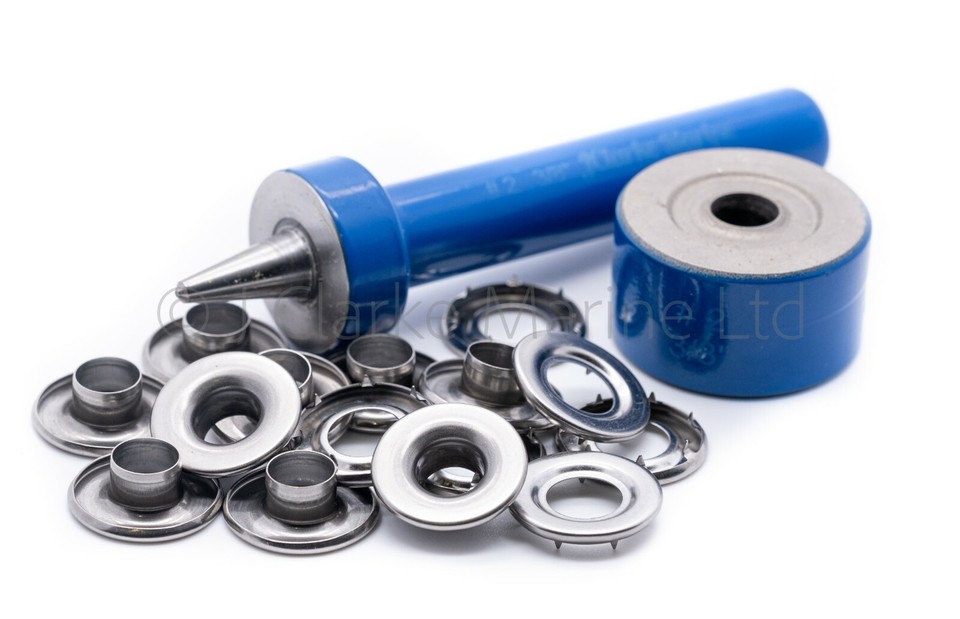 Grommets eyelets marine grade stainless steel rolled rim heavy duty 7mm ...