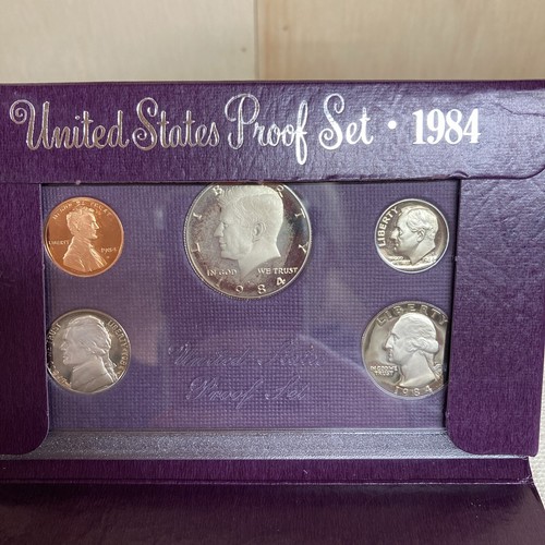 1984 S Proof Set Original Box 5 Coins US Mint | eBay