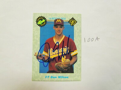 1990 Classic Dan Wilson Autographed Baseball Card | eBay