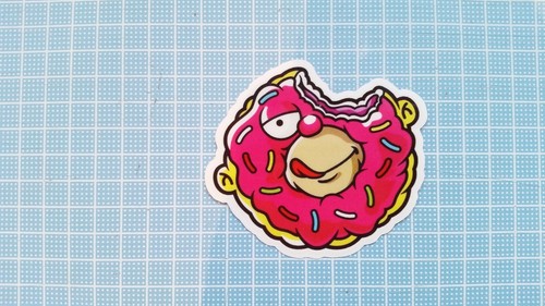 Homer Simpson Donut Luggage Skateboard Bike Guitar Scooter Vinyl Decal ...