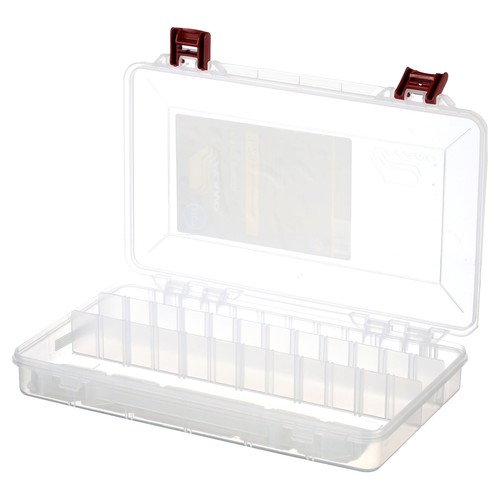Set of 4 - Plano Stowaway Large 3700 Clear Organizer Tackle Box, Large ...