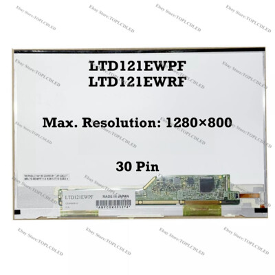 LTD121EWPF LTD121EWRF 1280×800 LED LCD Screen For Fujitsu FMV-R8250 ...