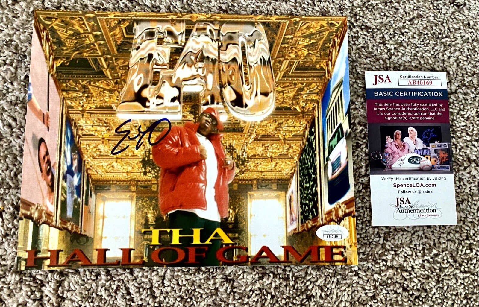 E-40 Tha Hall of Game The Click Signed 8x10 Photo JSA COA A | eBay