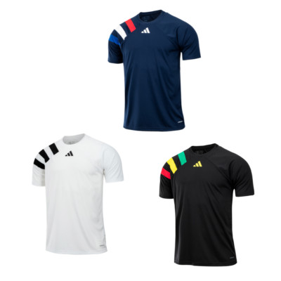 Adidas Mens Fortore23 Short Sleeve T Shirt Top Sports Running Training ...