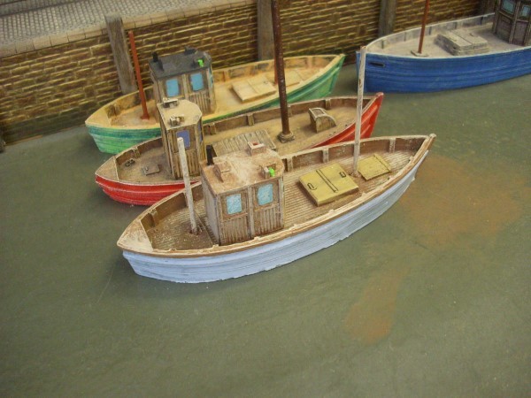 oo gauge model railway resin fishing boat 32ft Scottish MFV 1:76 scale ...