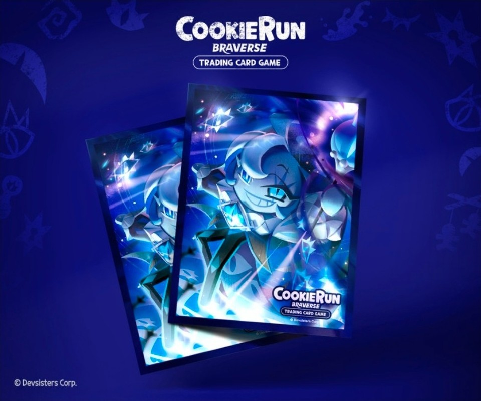 CookieRun Braverse TCG Sleeve Glow Shadow Milk Cookie Trading Card Game ...