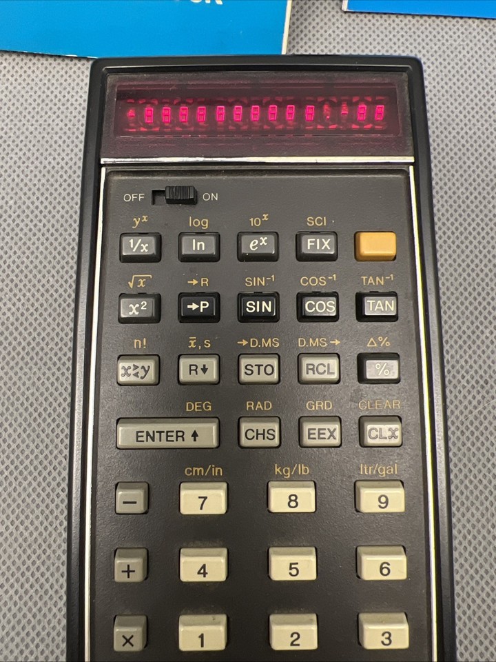 HP-45 Calculator with Manuals | eBay