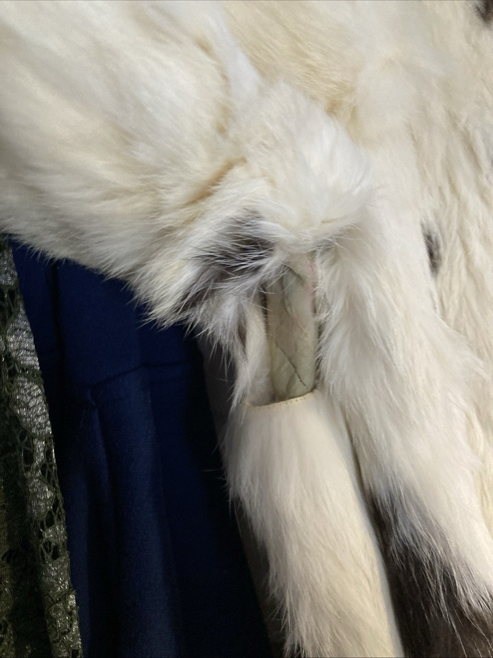 Vintage Alaska Rabbit Fur Coat Jacket Eskimo Parka Kuspuk Style SOFT ...