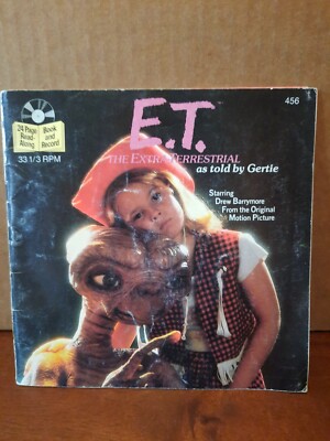 Vintage ET The Extra Terrestrial Read Along Adventure Lp Record Book ...